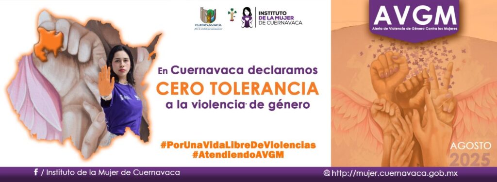 Agosto 2025 - AVGM Cuernavaca - Instituto de la Mujer de Cuernavaca